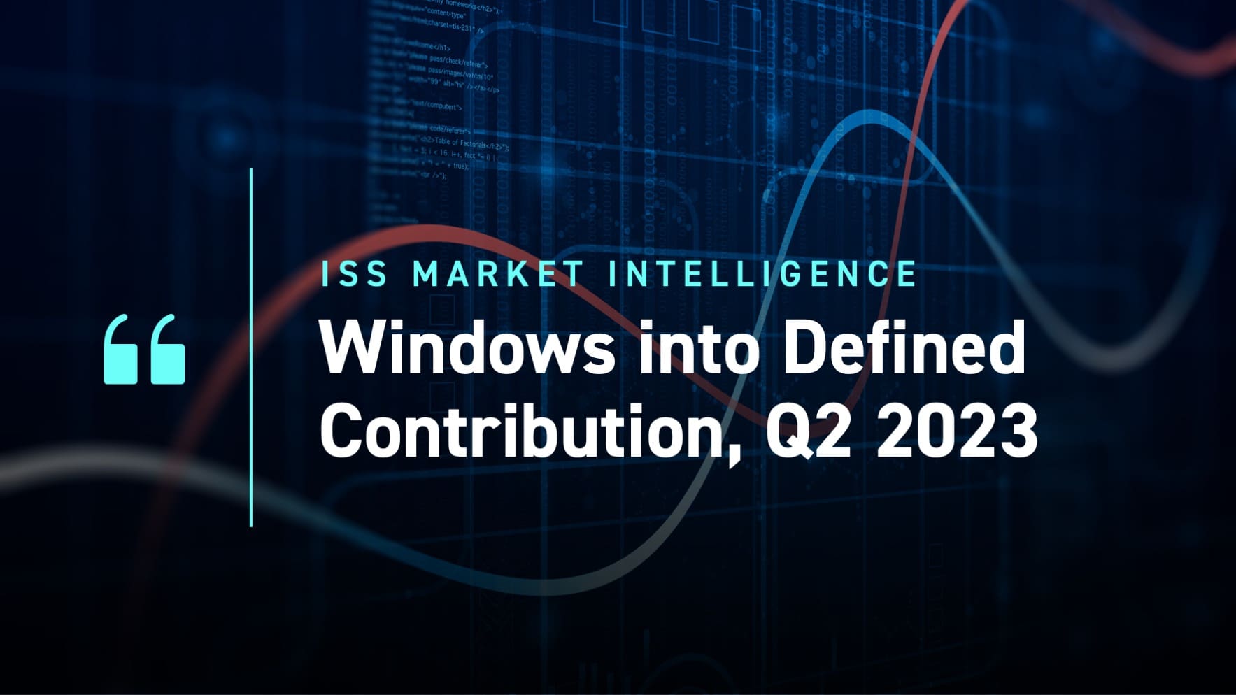 Windows into Defined Contribution, Q2 2023 - ISS Market Intelligence
