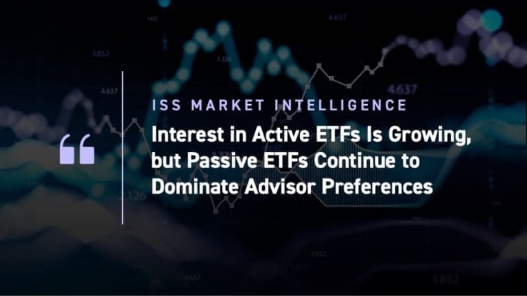Interest in Active ETFs is growing.